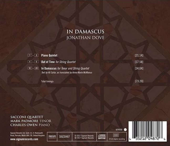 Jonathan Dove: In Damascus – Loja Clássicos