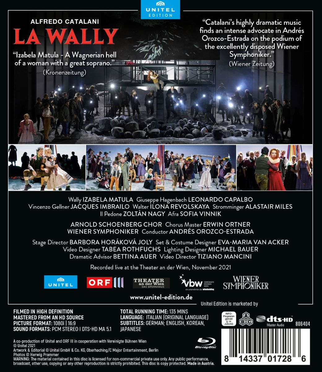 Blu-ray – Alfredo Catalani: La Wally – Loja Clássicos
