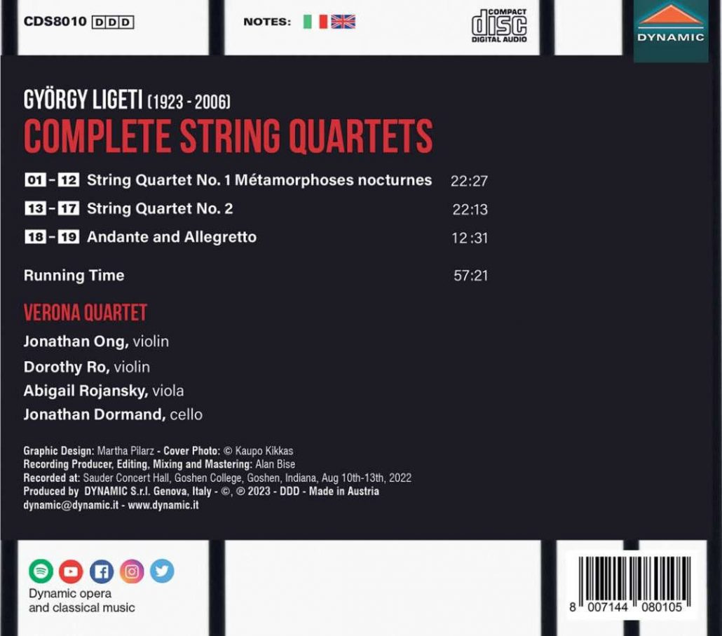 Ligeti: Complete String Quartets – Loja Clássicos